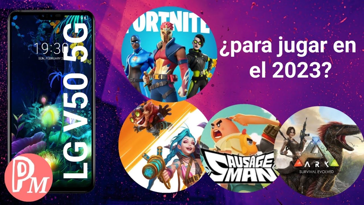 LG V50 THINQ 5G prueba de juegos en 2023 - YouTube