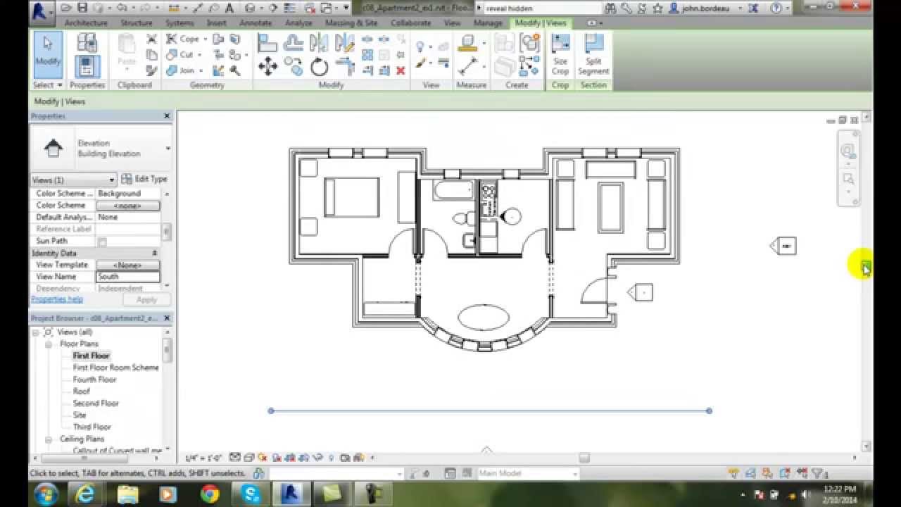 Revit 06 35 Creating An Elevation View YouTube Revit 06 35 Creating An Elevation View YouTube