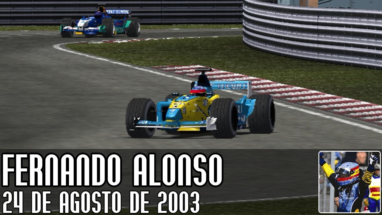 24 de agosto de 2003 y el adiós de Fernando Alonso a la Formula 1 - YouTube