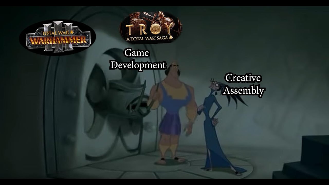 WARHAMMER vs TROY | Total War MEME - YouTube