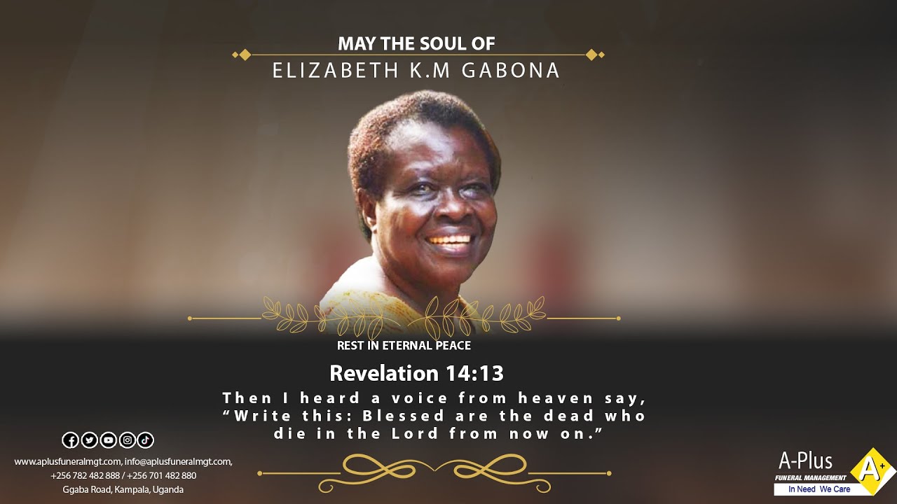 Celebrating the Life of the Late Elizabeth K.M Gabona - YouTube