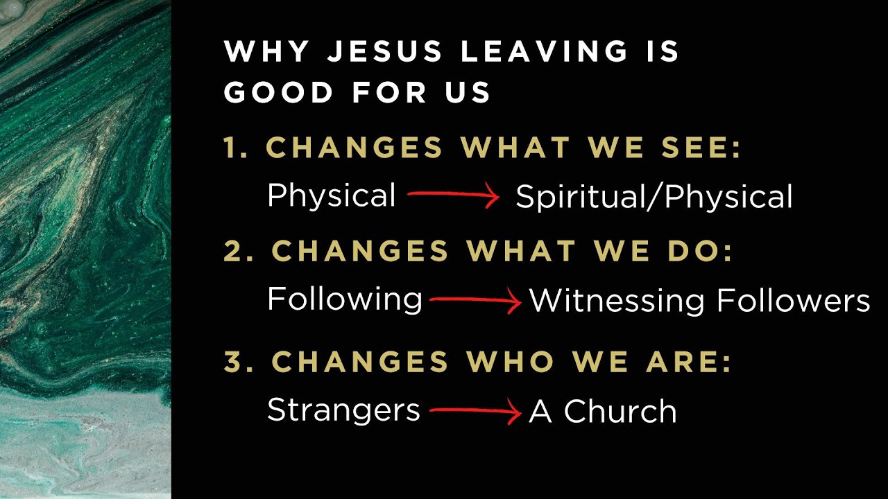 Leaving For Good: Why Jesus Leaving is Good For Us - YouTube