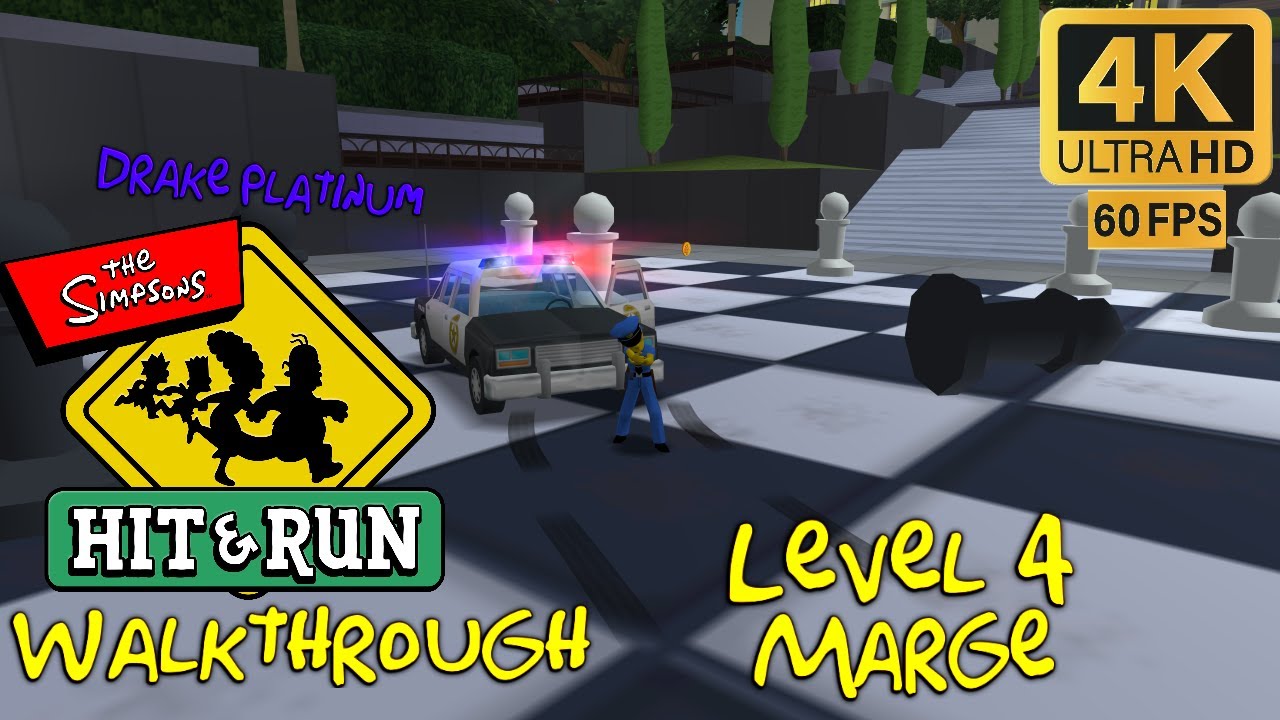 The Simpsons: Hit & Run Walkthrough - Level 4 - Marge 4K Ultra 60 fps ...