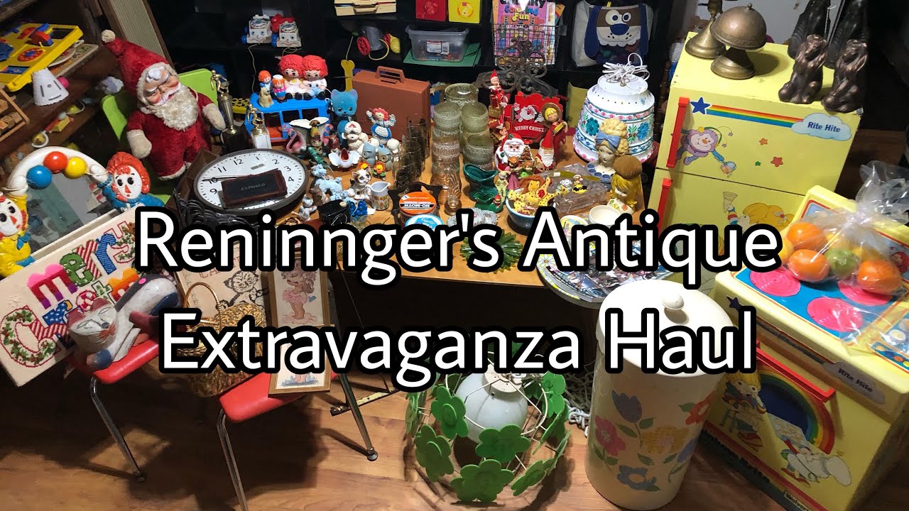 Renninger's Antique Extravaganza Haul - YouTube