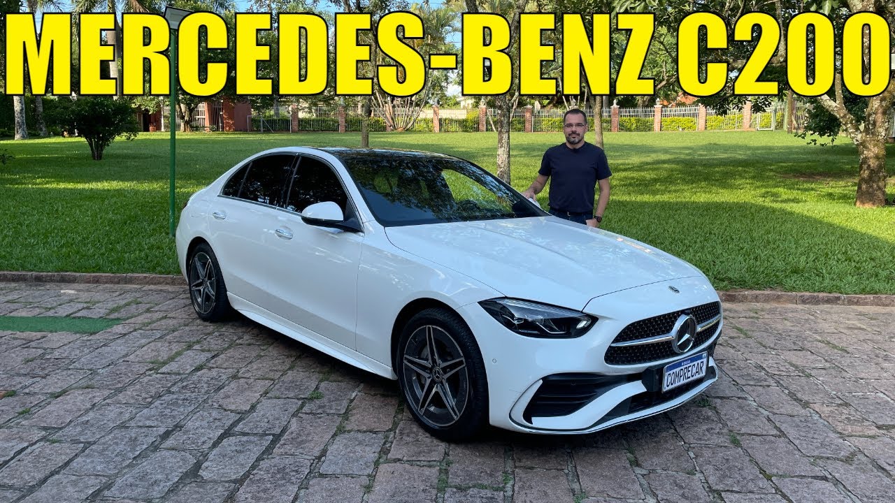 Mercedes-Benz C200 2023 - Híbrido leve com desempenho e consumo ...