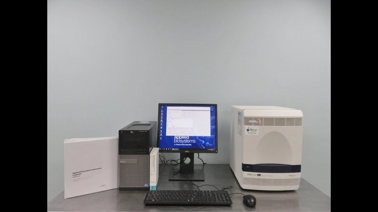 ABI 7500 FAST PCR System ID 21028 - YouTube