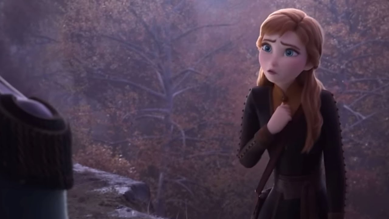 Frozen 2 Anna Leads the Earth Giants to the Dam movie tell ...