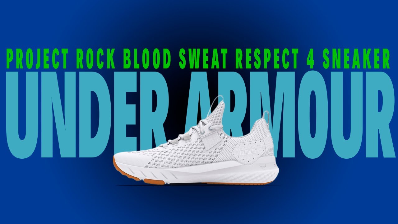 Under Armour Project Rock Blood Sweat Respect 4 Sneaker - Under Armour ...
