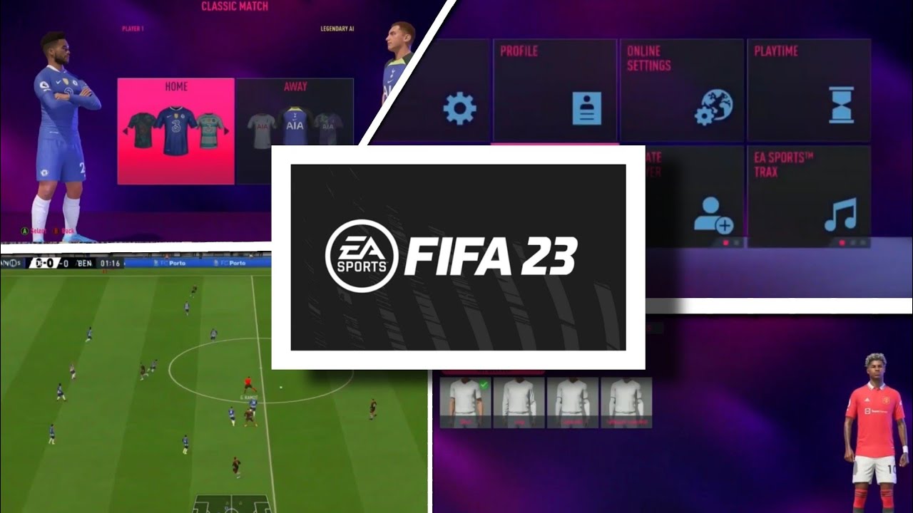 FIFA 23 - OFFICIAL MENU GAMEPLAY? - YouTube