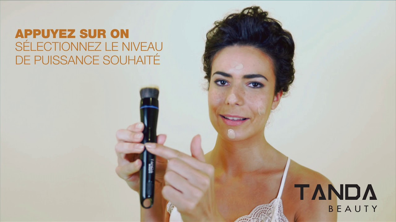 Tanda Beauty Make Up Brush - Pinceau de maquillage électrique - YouTube