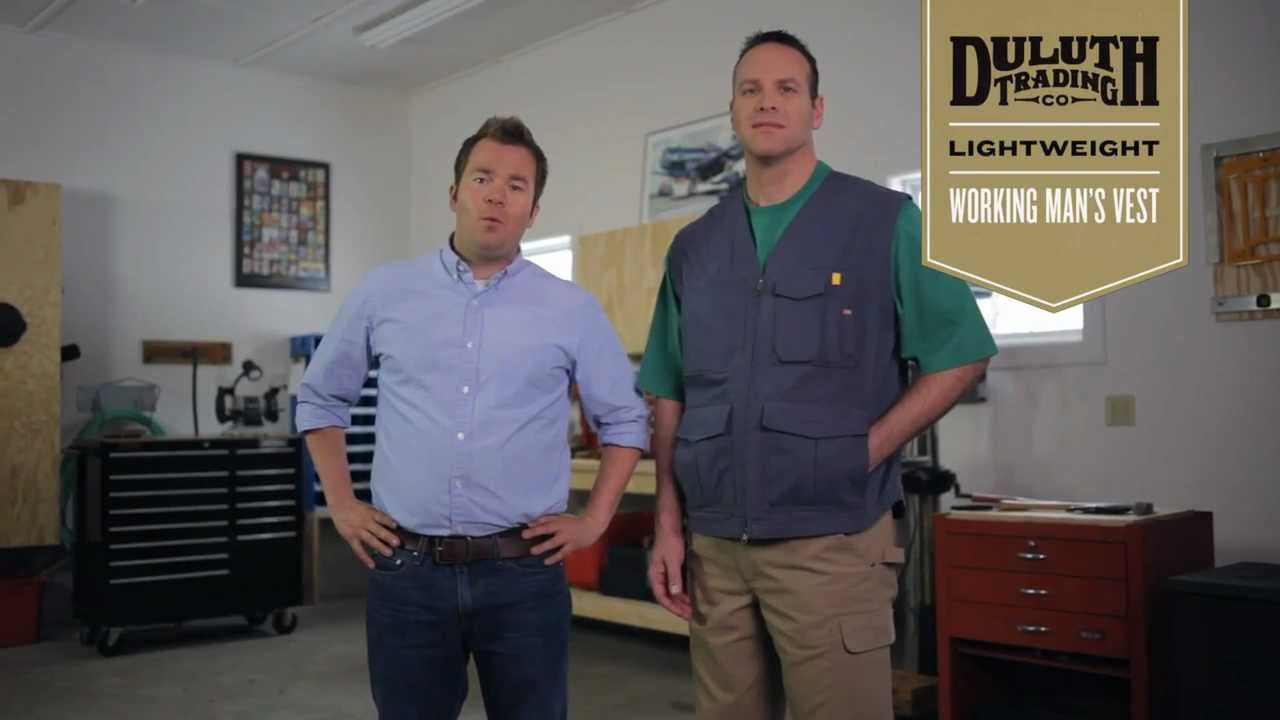 Duluth Trading Lightweight Working Man's Vest - YouTube