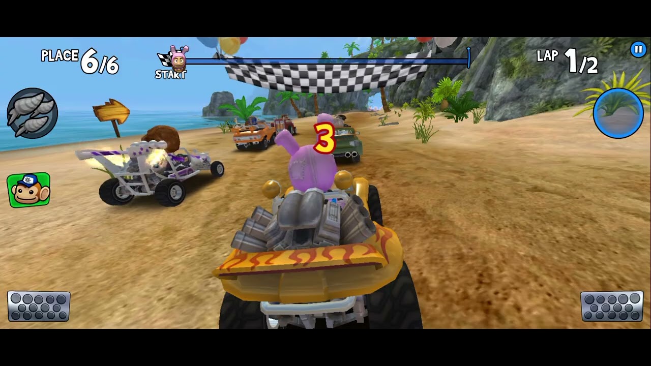 how to play bb racing game || hassan gaming - YouTube