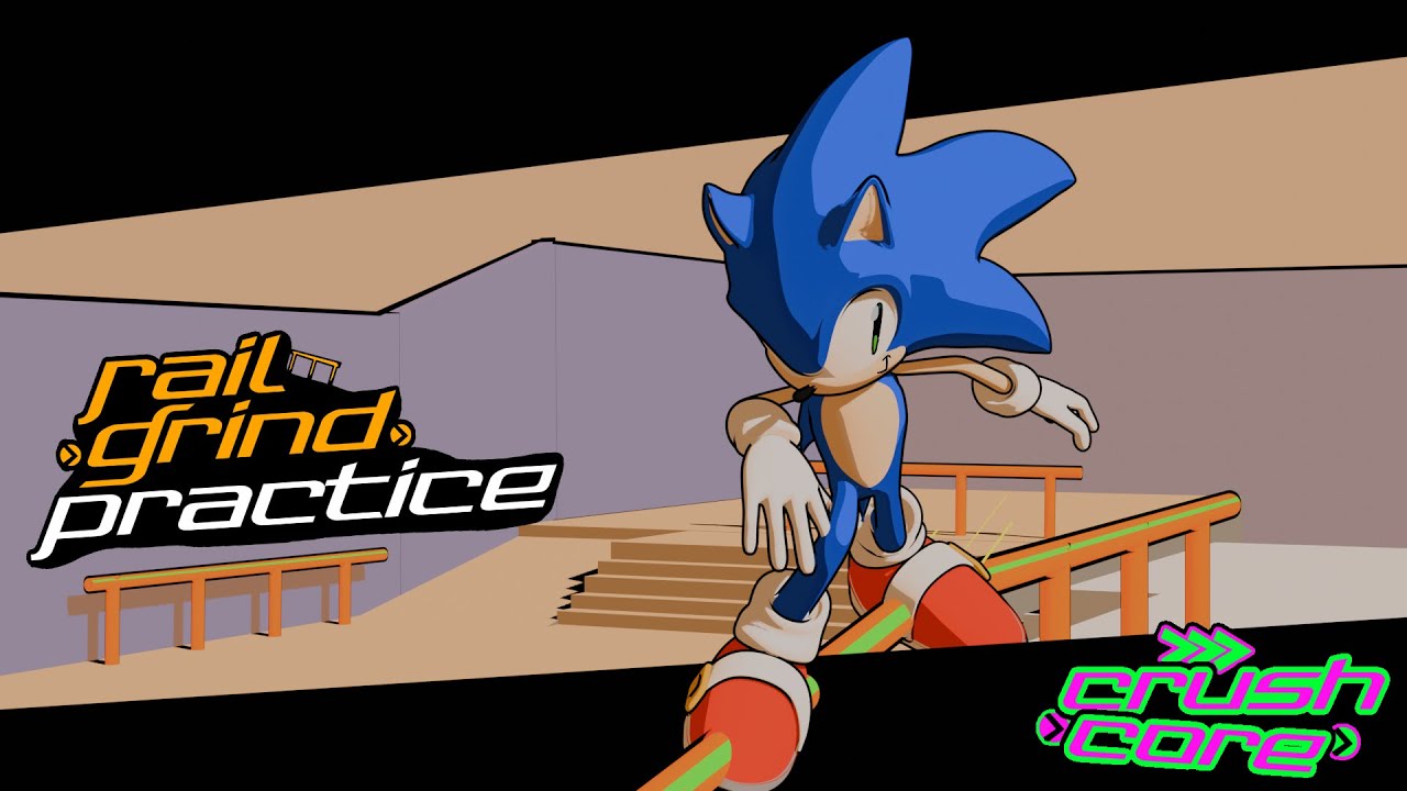 Rail Grind Practice! (Sonic 3D Animation) - YouTube