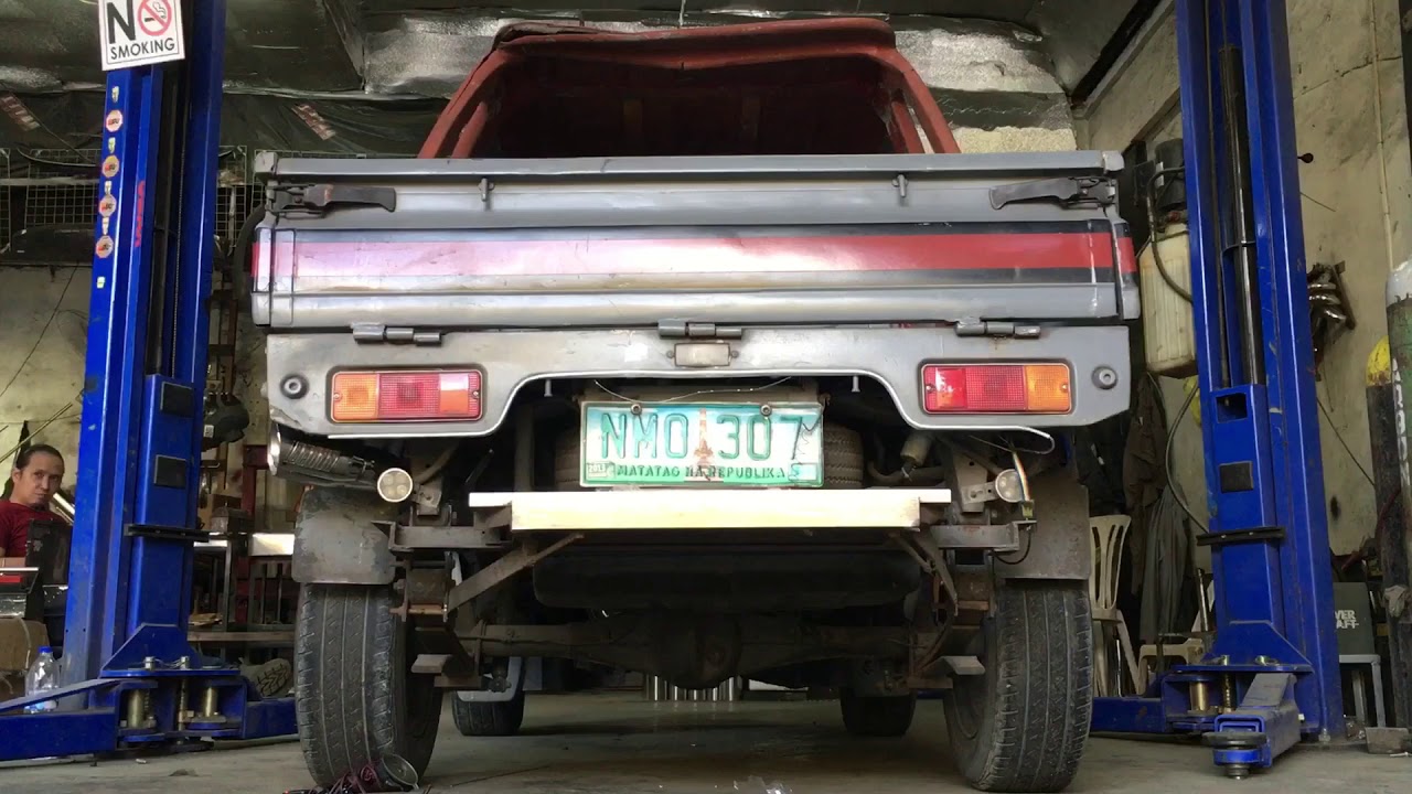 Suzuki Multicab full exhaust system - YouTube