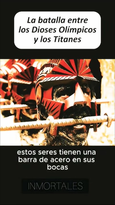 LA BATALLA ENTRE LOS DIOSES OLÍMPICOS Y LOS TITANES RESUMEN DE PELICULA INMORTALES - YouTube