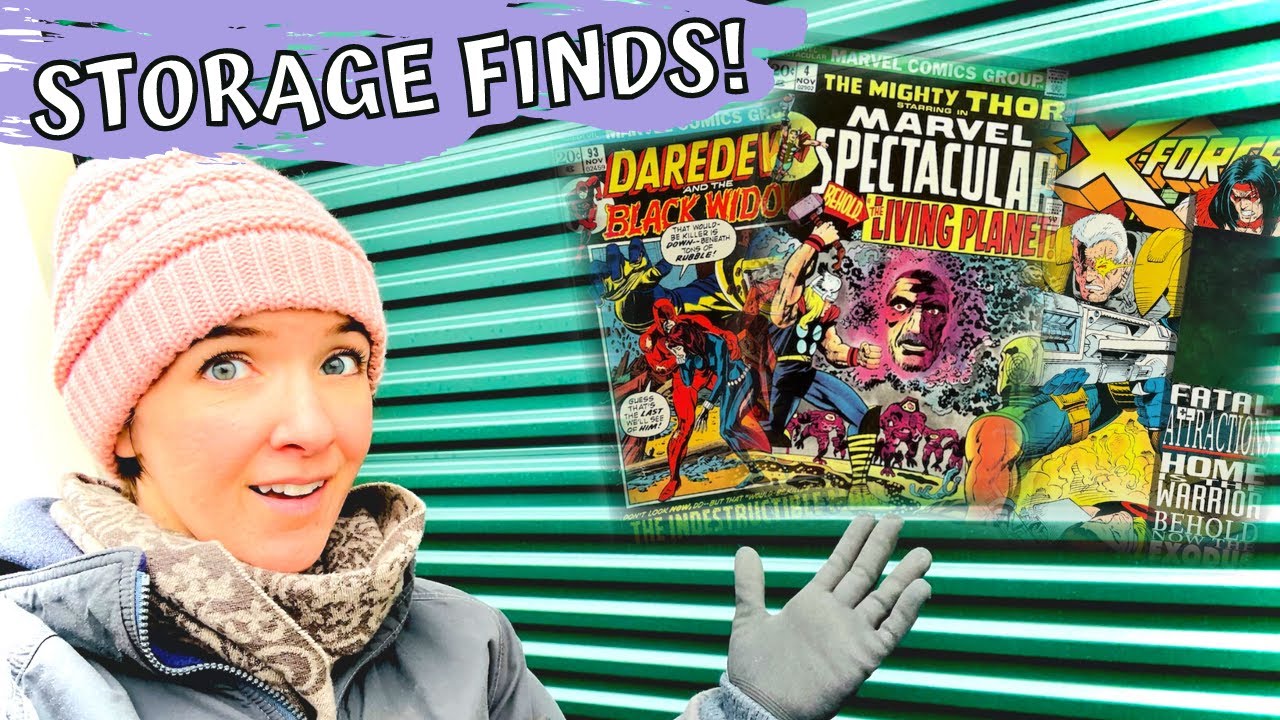 COMICS Found In Storage Unit! - YouTube