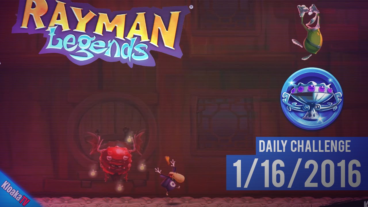 Rayman Legends - Daily Challenge 1/16/2016 in 16"74 Seconds (Diamond ...