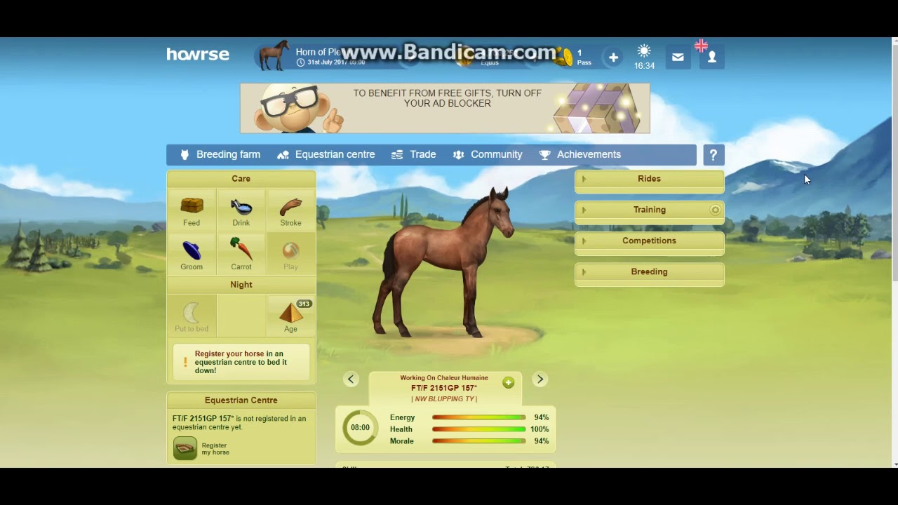 | NerdDOTExe | How I BLUP My Horses On Howrse UK | - YouTube