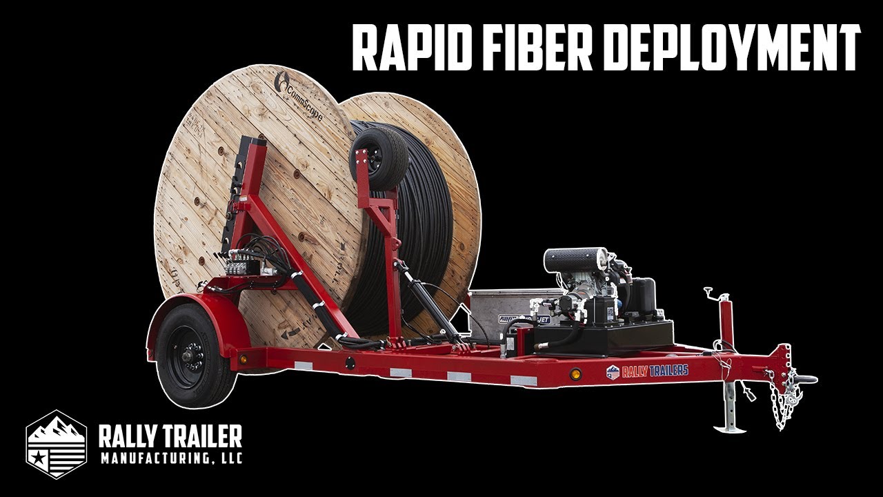 Rapid Fiber Deployment Trailer - YouTube