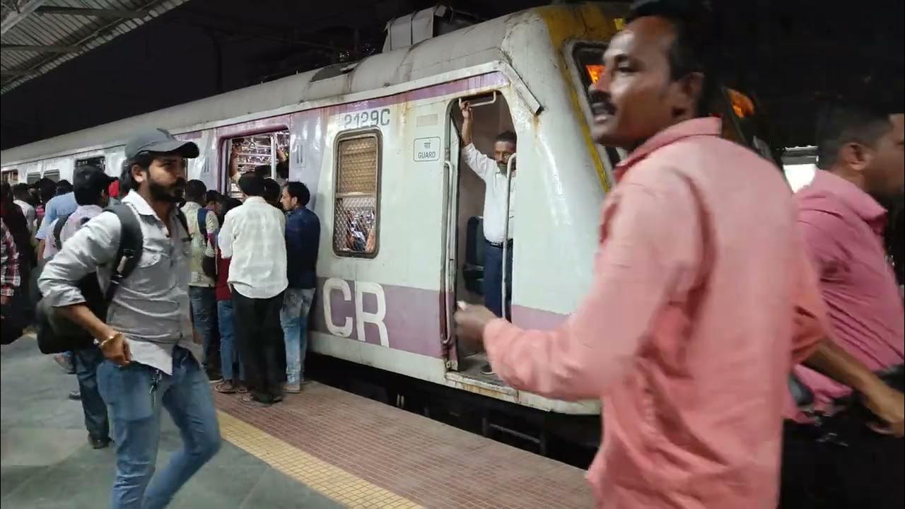 CSMT Fast Local Train Arrivel and Departure from Badlapur Station - YouTube