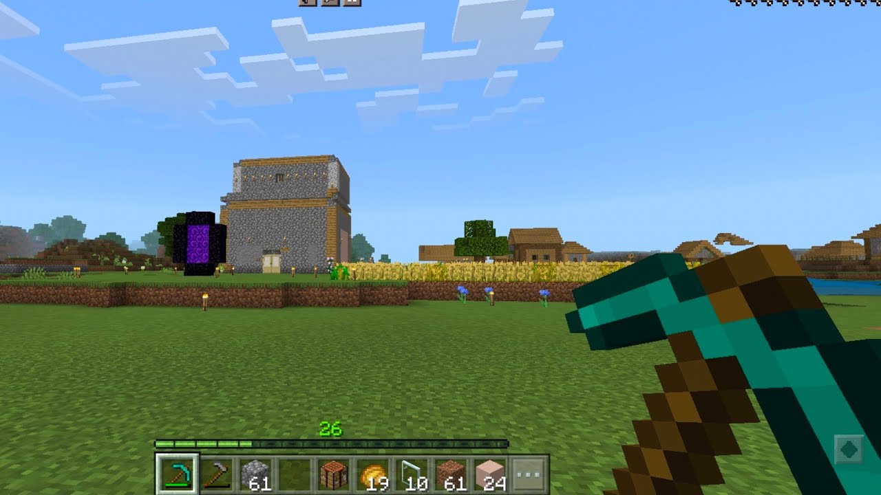 Upgrade farm and new nether porter minecraft gameplay#3 - YouTube