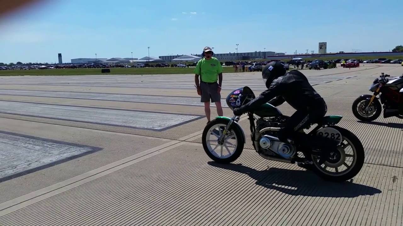 Diesel Motorcycle Land Speed Record - Biodiesel Sportster At Ohio Mile ...