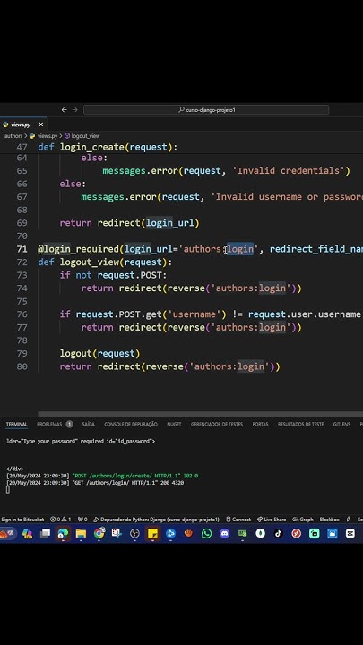 MÉtodo De Logout No Python Com Django Codingbr Funnymemes Coder Programming Youtube