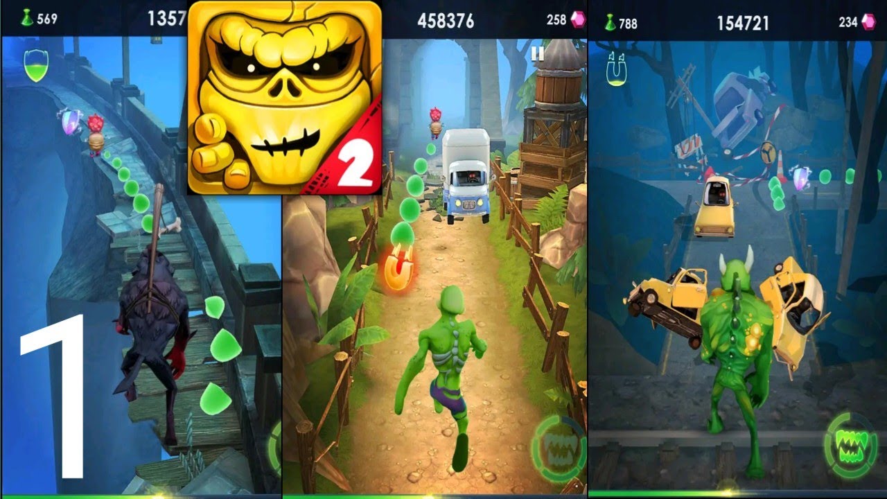 Zombie Run 2 - Monster Runner Gameplay - YouTube