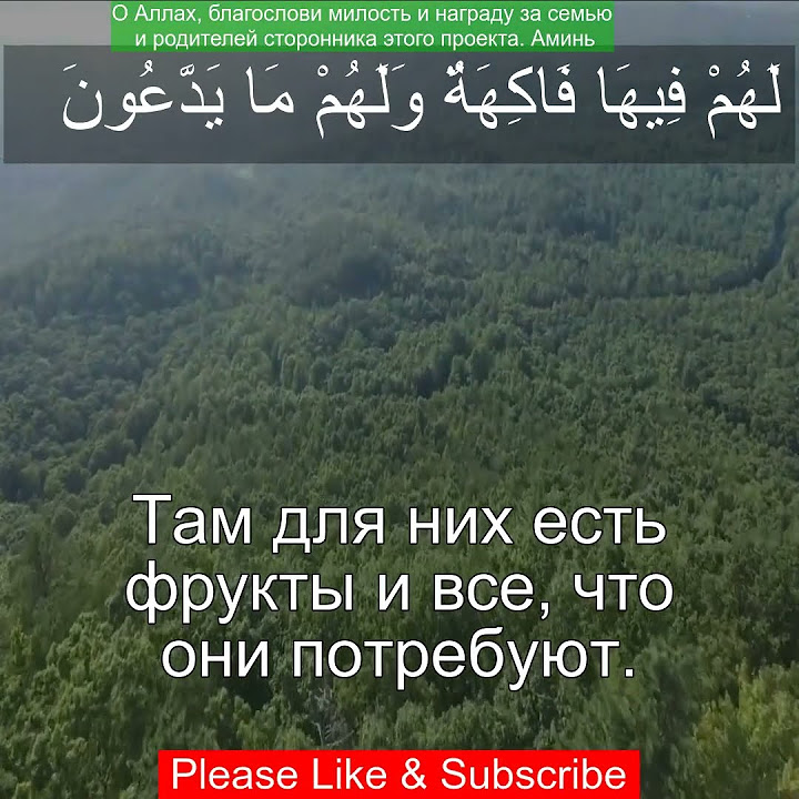 Коран Сура Ясин | 36:57 | Чтение Корана с русским переводом | Quran ...