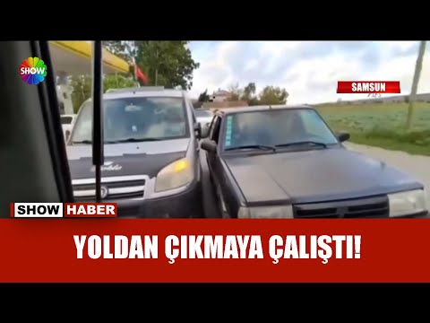 Trafik magandası şahin!