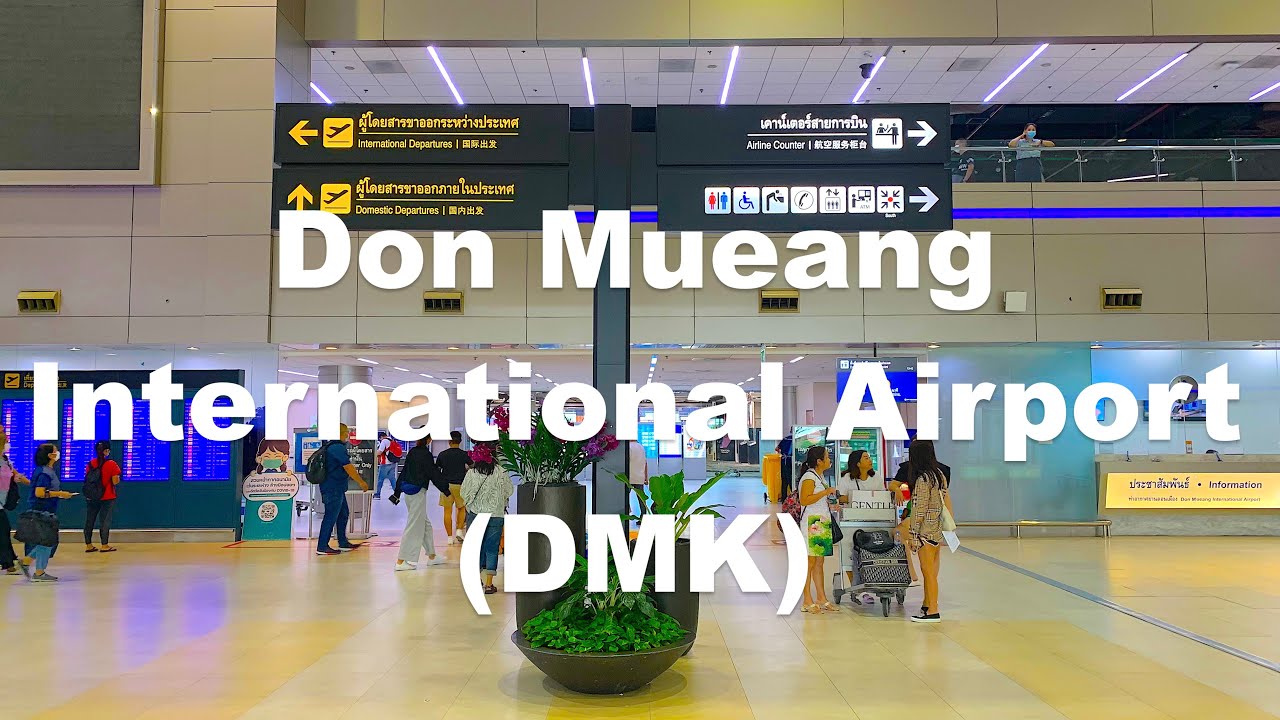 (4K)Walk tour Don Mueang International Airport (DMK) | Bangkok,Thailand ...