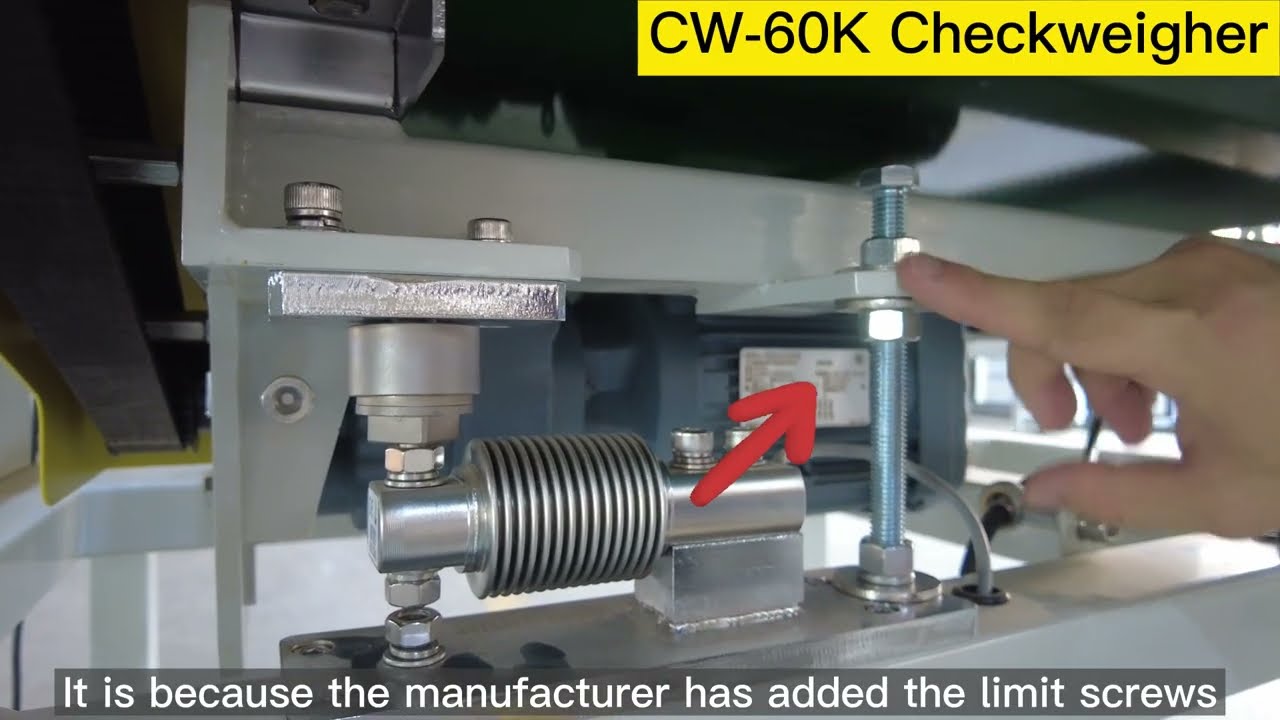 How to Remove the Limit Protection Screws for Checkweigher - YouTube