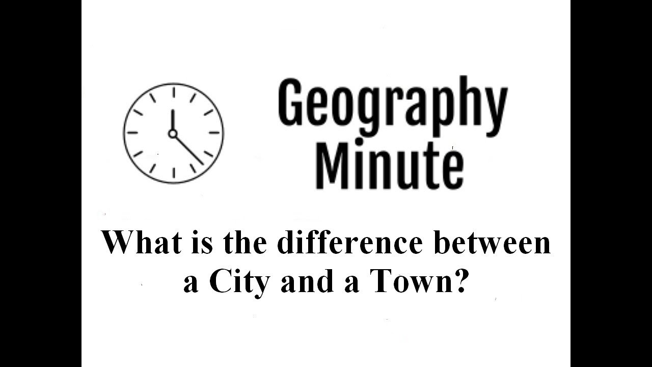 What is the difference between a City and a Town? Part 1 - YouTube