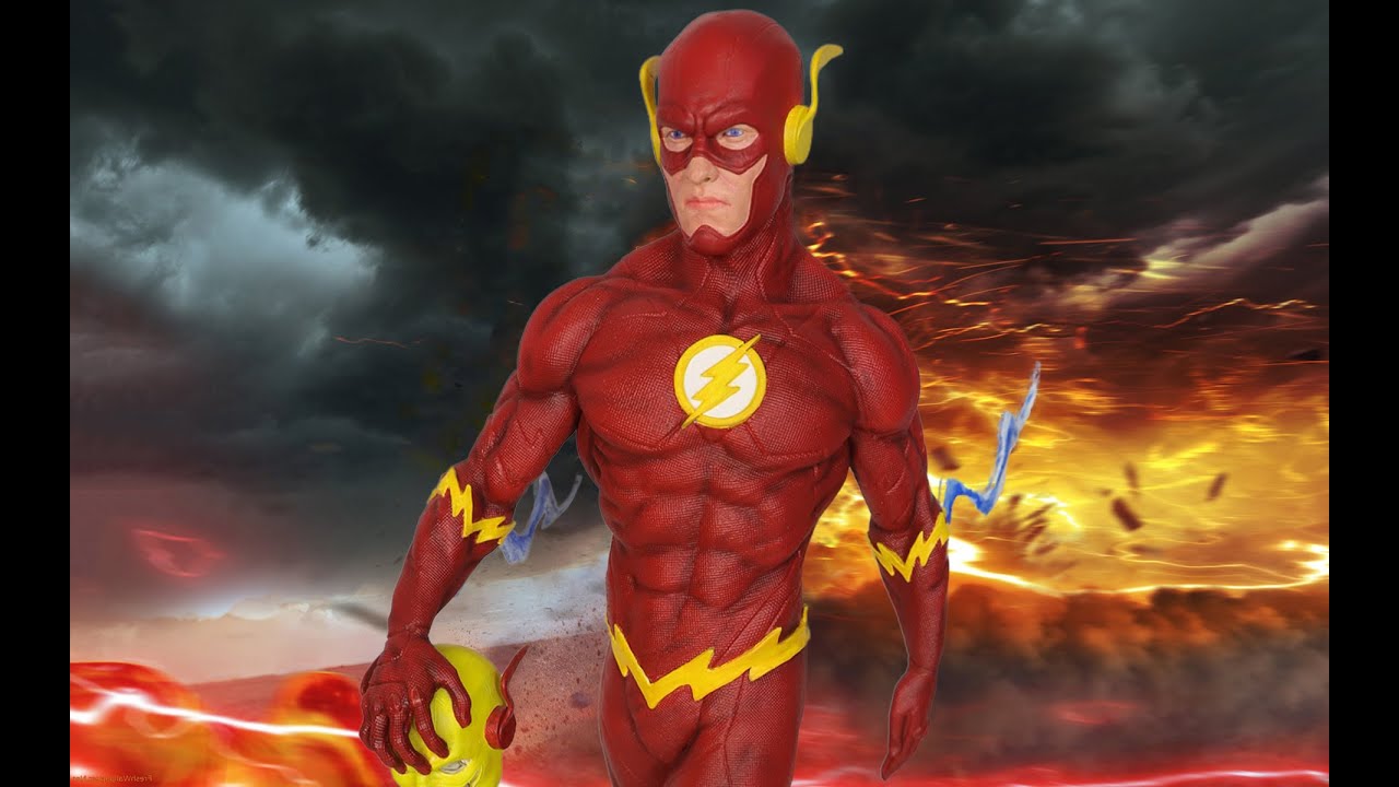 FLASH - 3D Printed Model - How to Paint - YouTube