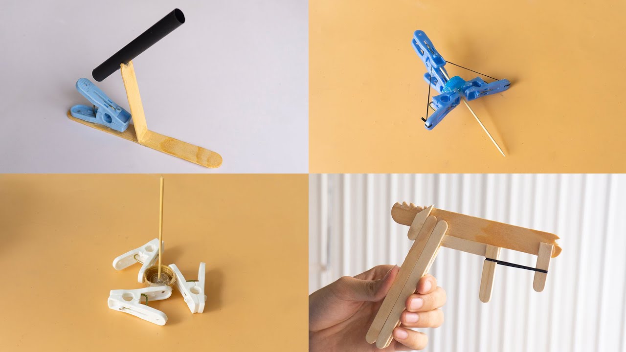 4 Simple DIY Toy Ideas - YouTube