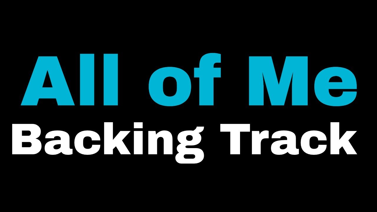 All of Me Jazz Backing Track / Play Along - YouTube
