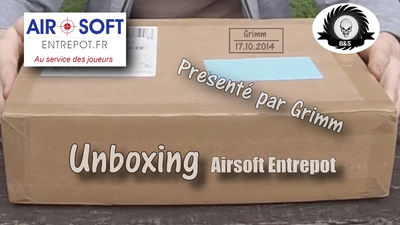 [AIRSOFT] Unboxing Airsoft Entrepot - G&S - Le 17/10/2014 - YouTube