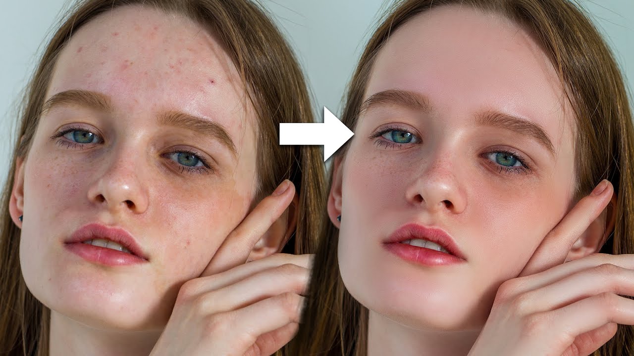 High-End Skin Retouching Photoshop Tutorial Farazpsd - YouTube
