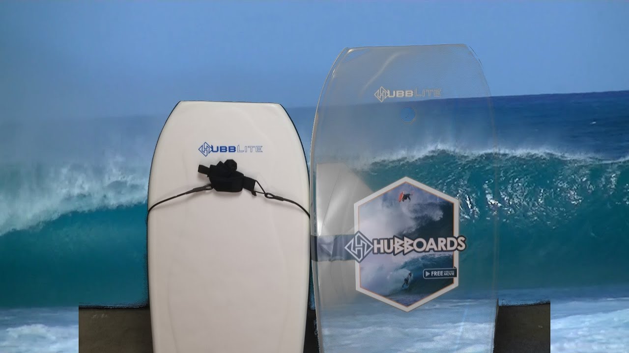 Hubboards Bodyboard Hubb Lite - sponger's delight - YouTube