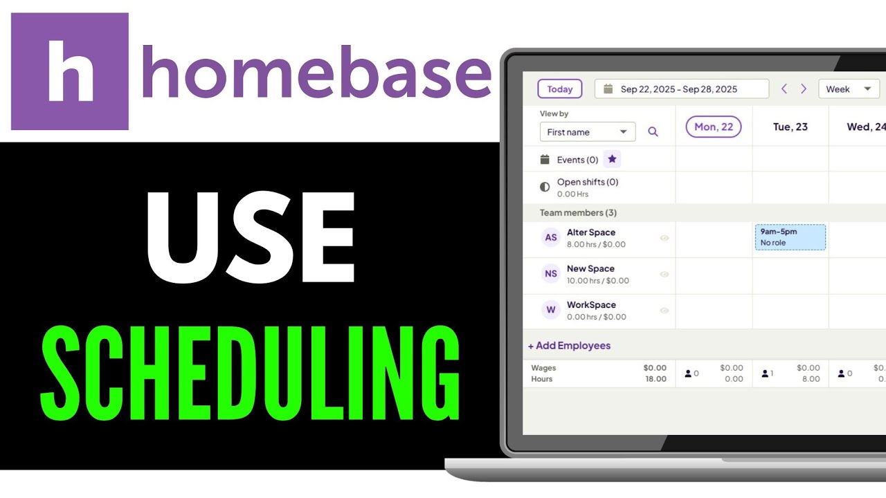 How to Use Homebase Scheduling 2025 (FULL TUTORIAL) - YouTube