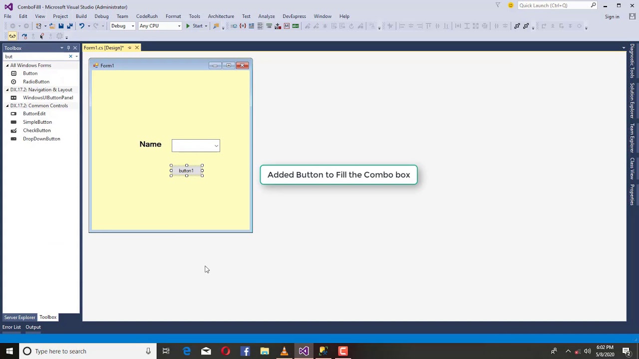 How to Fill Combox from the Sql Server Database in C# - YouTube