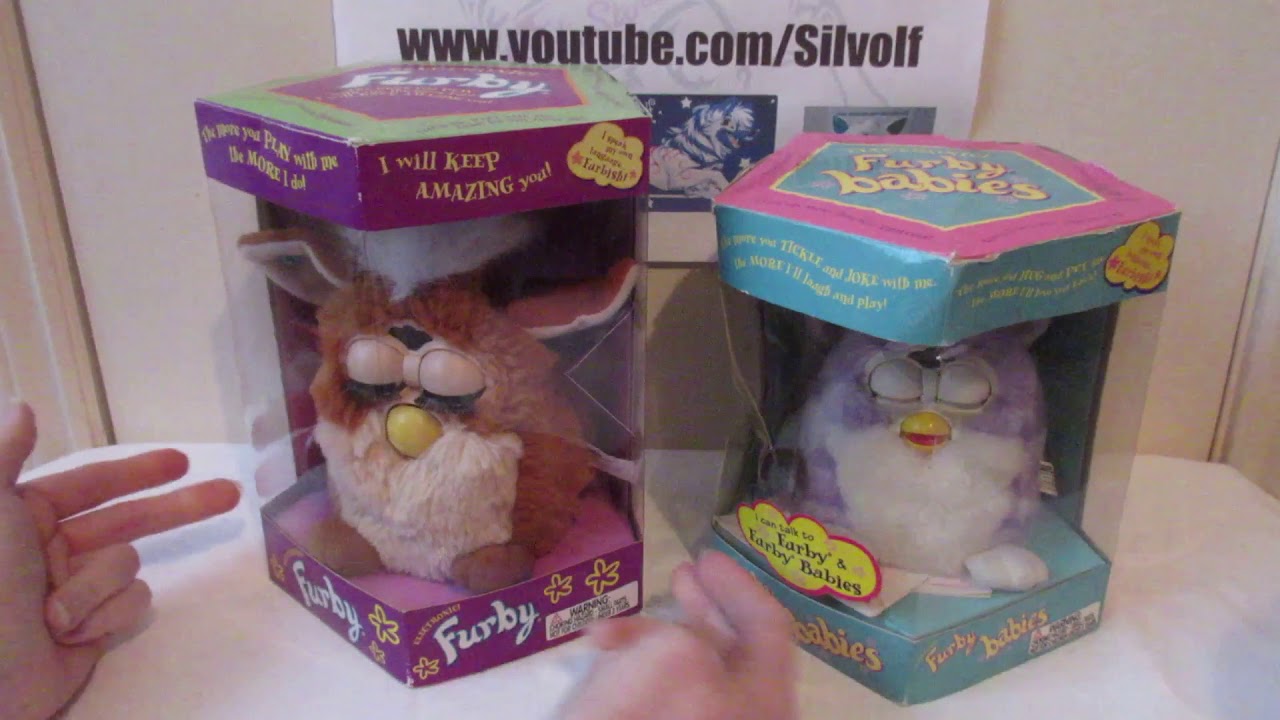90s Furby and Furby Baby Packaging Comparison - YouTube
