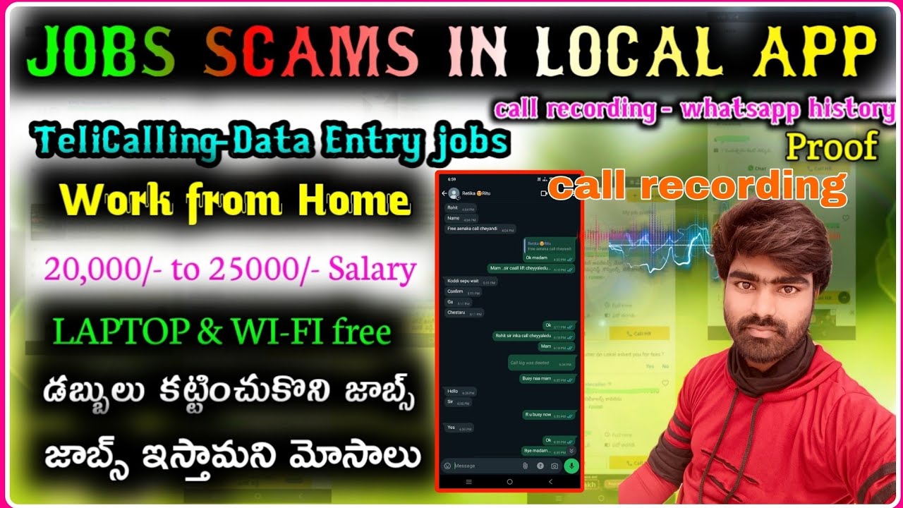 local jobs fake or real in Telugu || local app jobs cheating || local ...