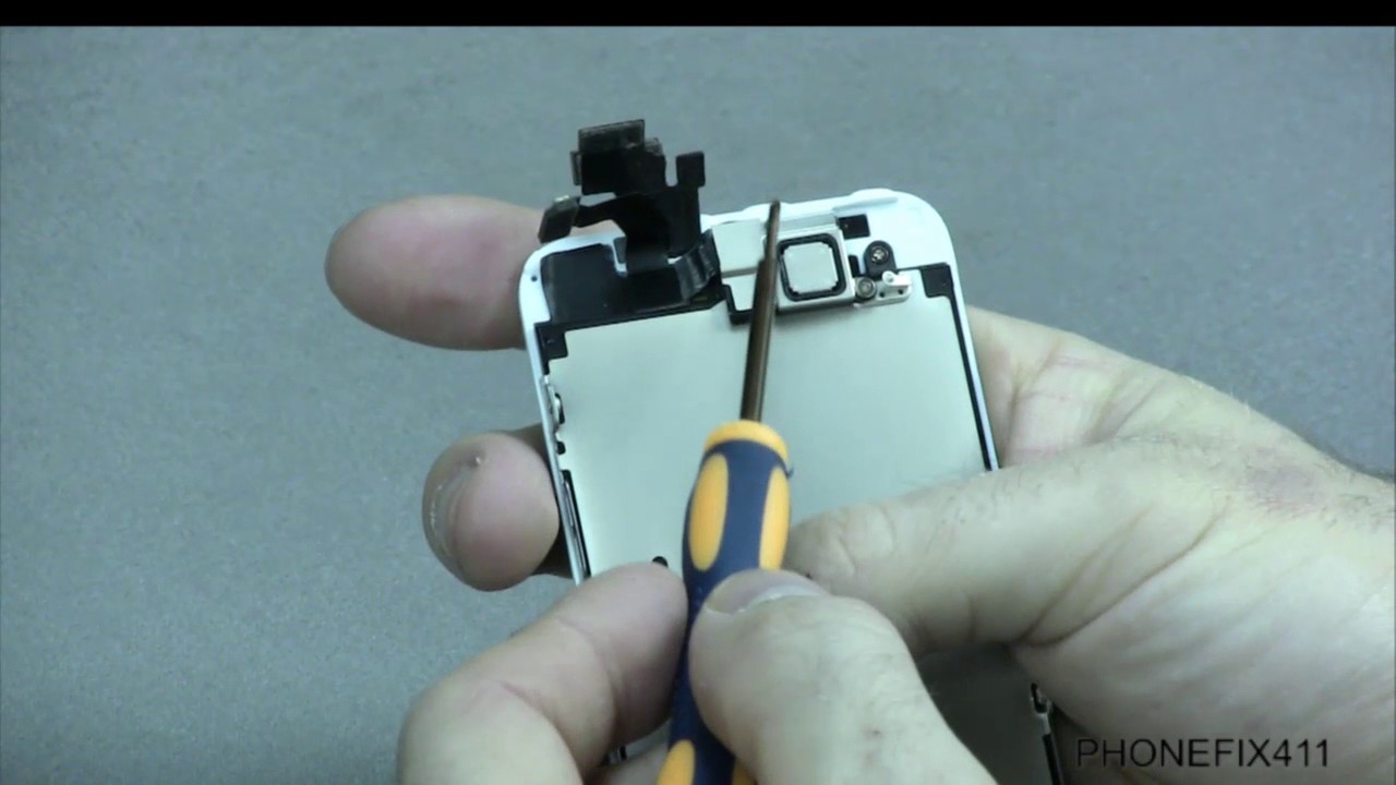 iPhone 5 Camera Repair. Complete Lesson 5 of 14 - YouTube