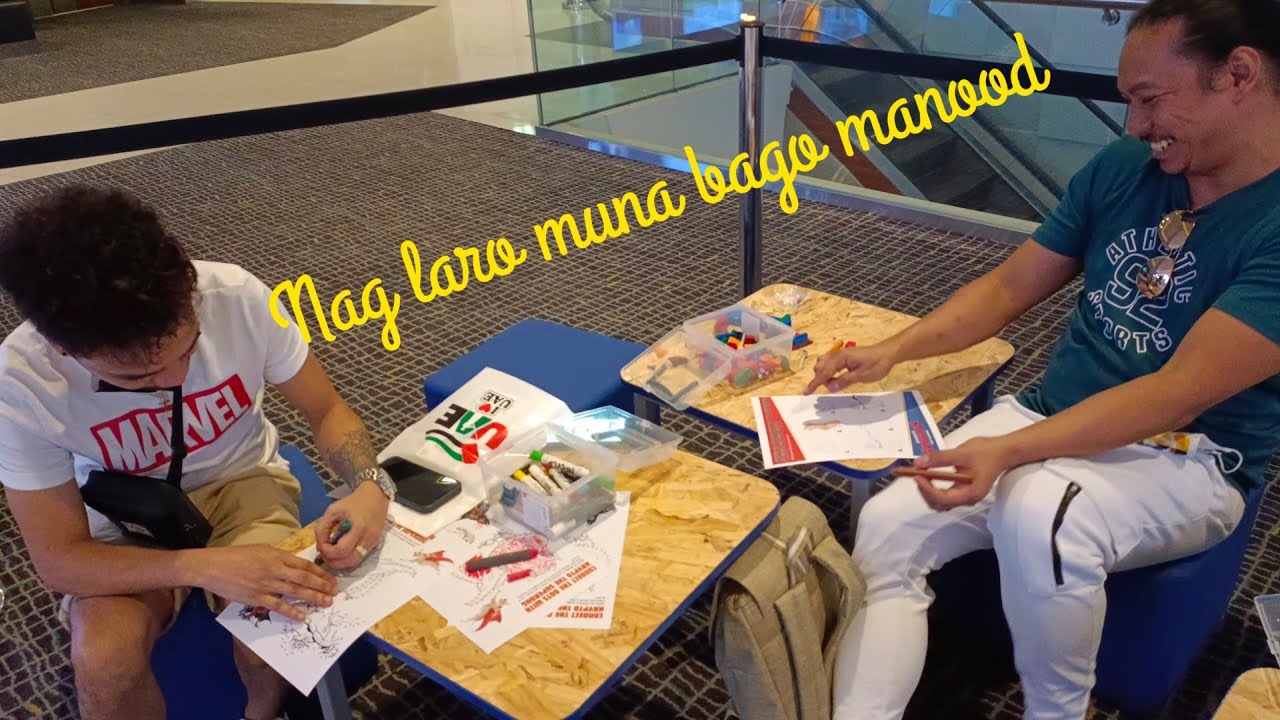 Nag laro parang MGA bata Coloring Moment Bago manood ng Movie "THOR ...