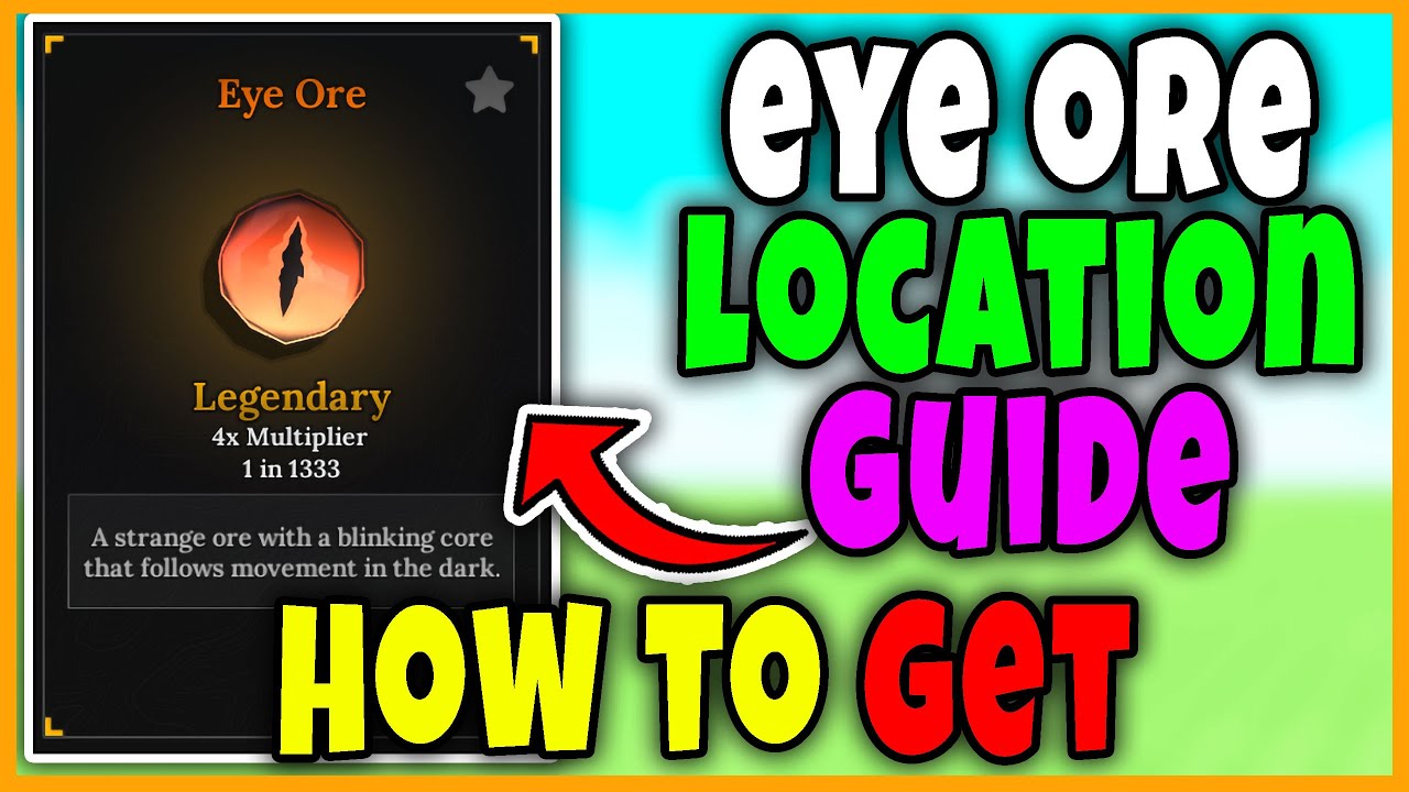 How to GET EYE ORE in THE FORGE - EYE ORE LOCATION GUIDE Roblox - YouTube