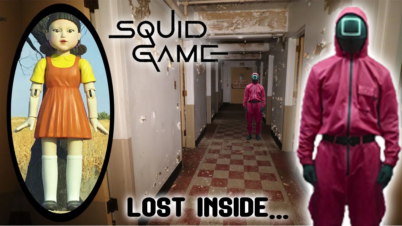 LOST INSIDE THE SQUID GAME LOOKING BUILDING - YouTube