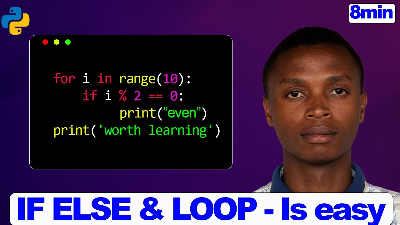 Python Conditions & Loops Explained Simply With Real Life Examples ...