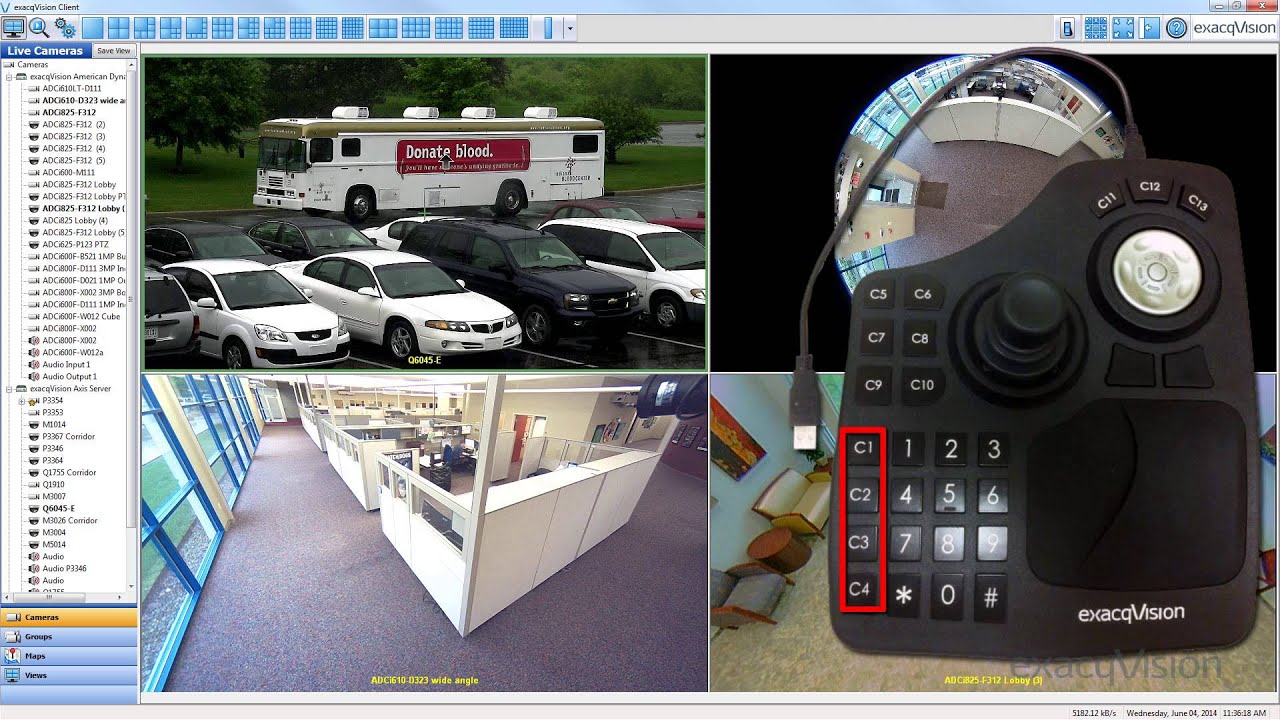 Joystick Overview, exacqVision - YouTube