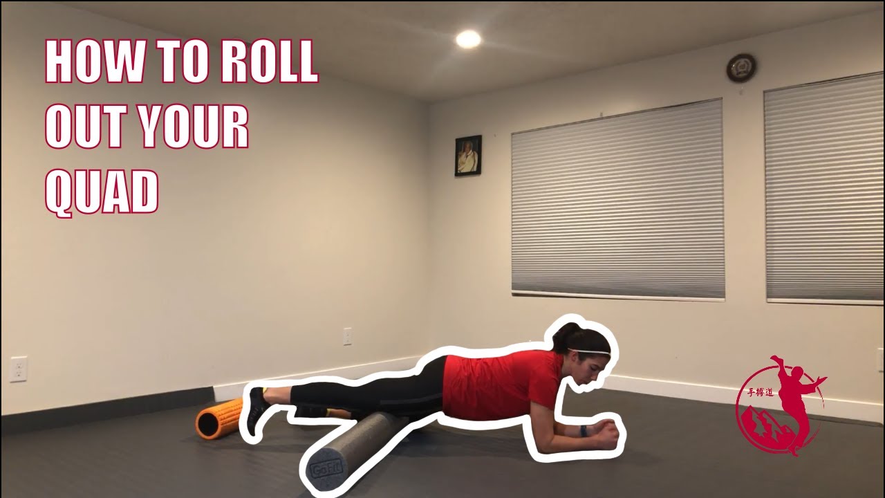 How to Roll Out Your Quad | Recovery Workout Series - YouTube